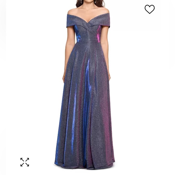 Xscape | Dresses | Purple Sparkle Gown | Poshmark